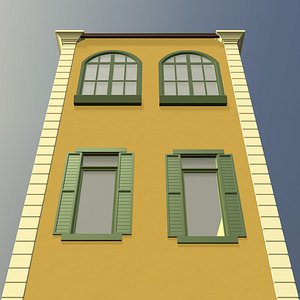 Row House STL Models for Download | TurboSquid