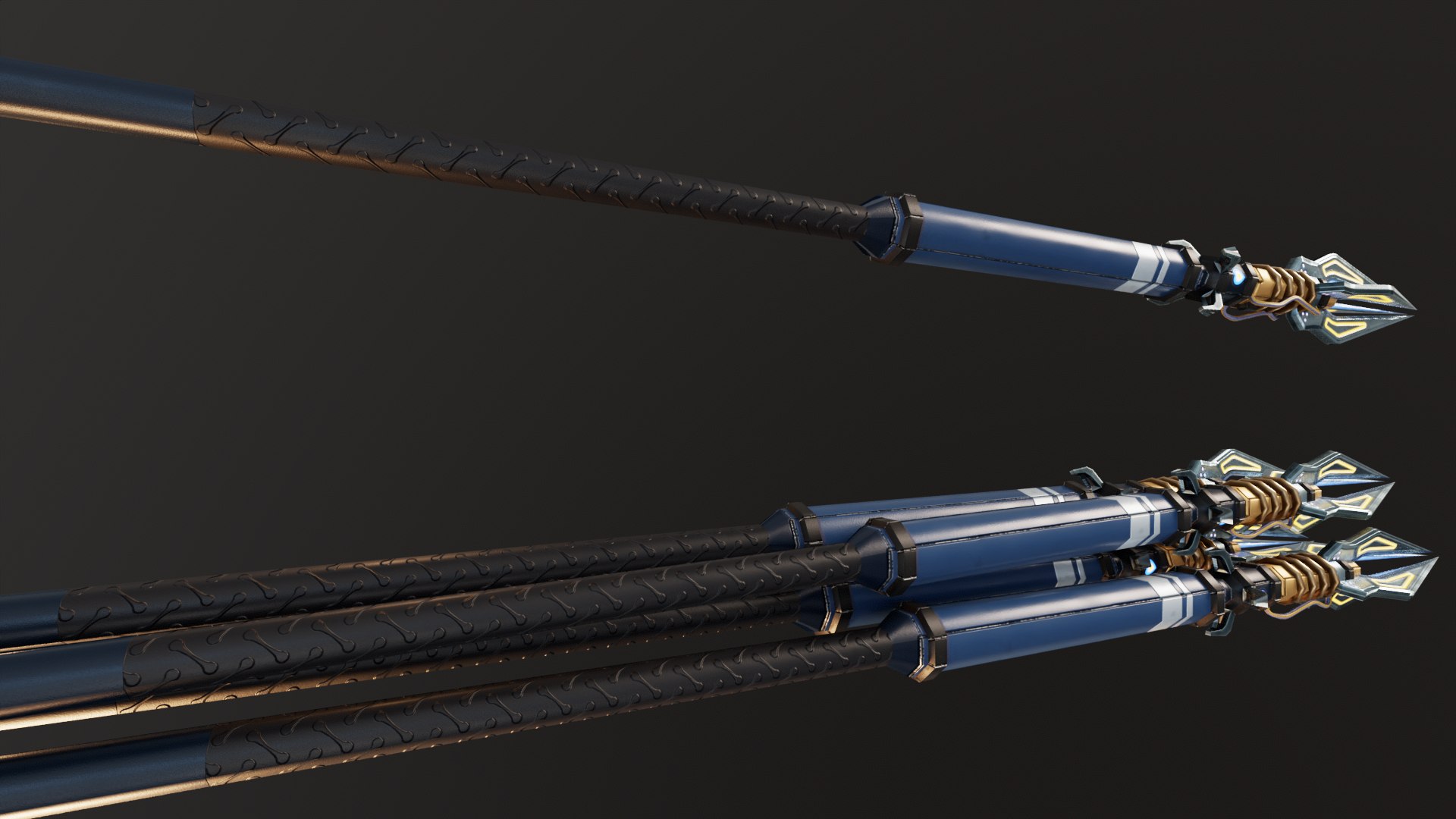Sci-Fi Electric Arrows 3D Model - TurboSquid 2279161