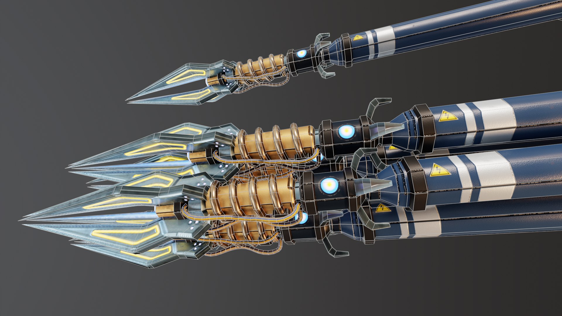 Sci-Fi Electric Arrows 3D Model - TurboSquid 2279161