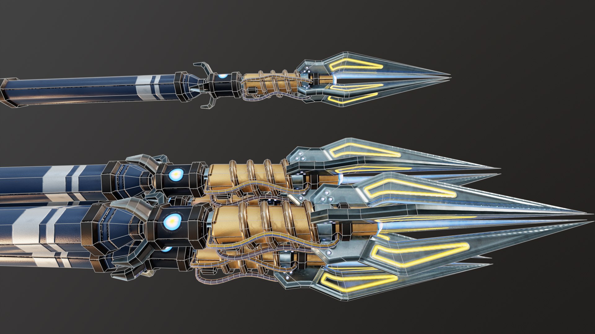 Sci-Fi Electric Arrows 3D Model - TurboSquid 2279161