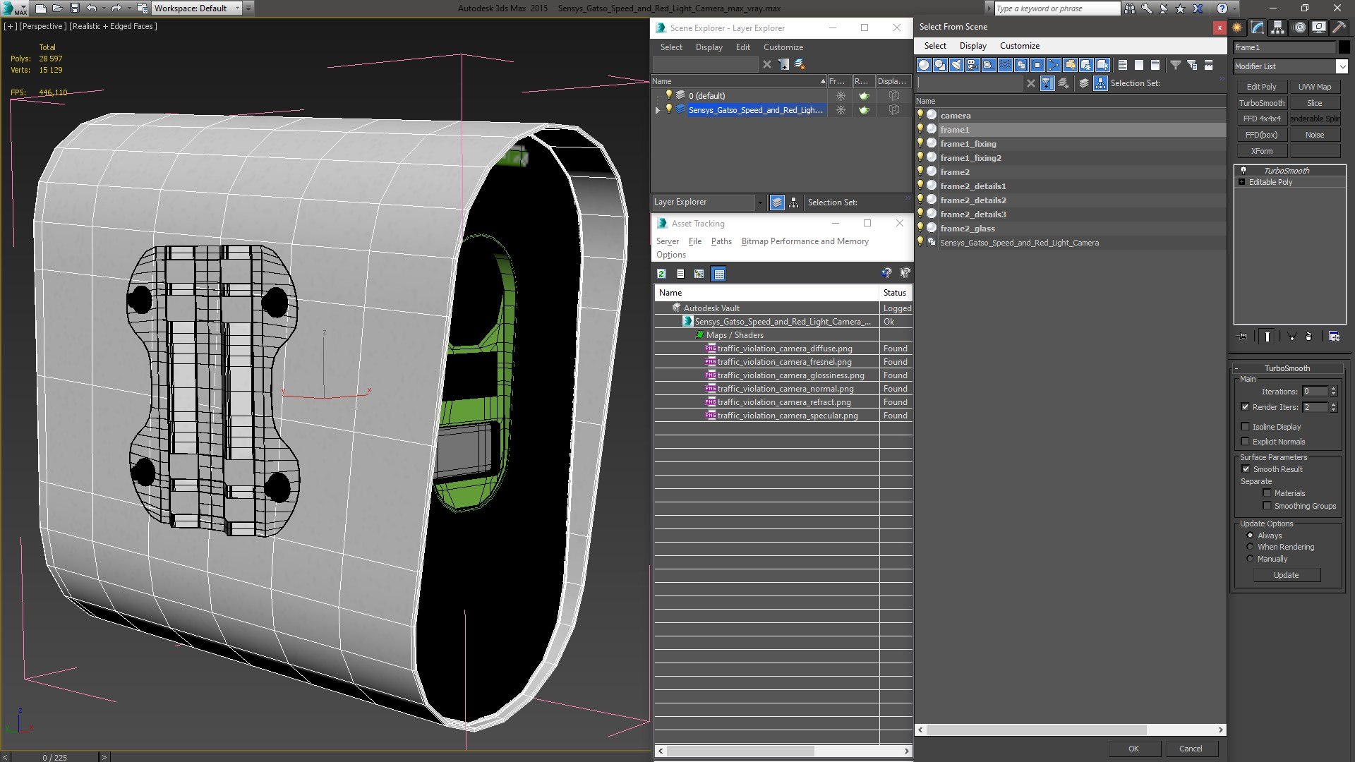 Sensys Gatso Speed and Red Light Camera 3D model - TurboSquid 1774127