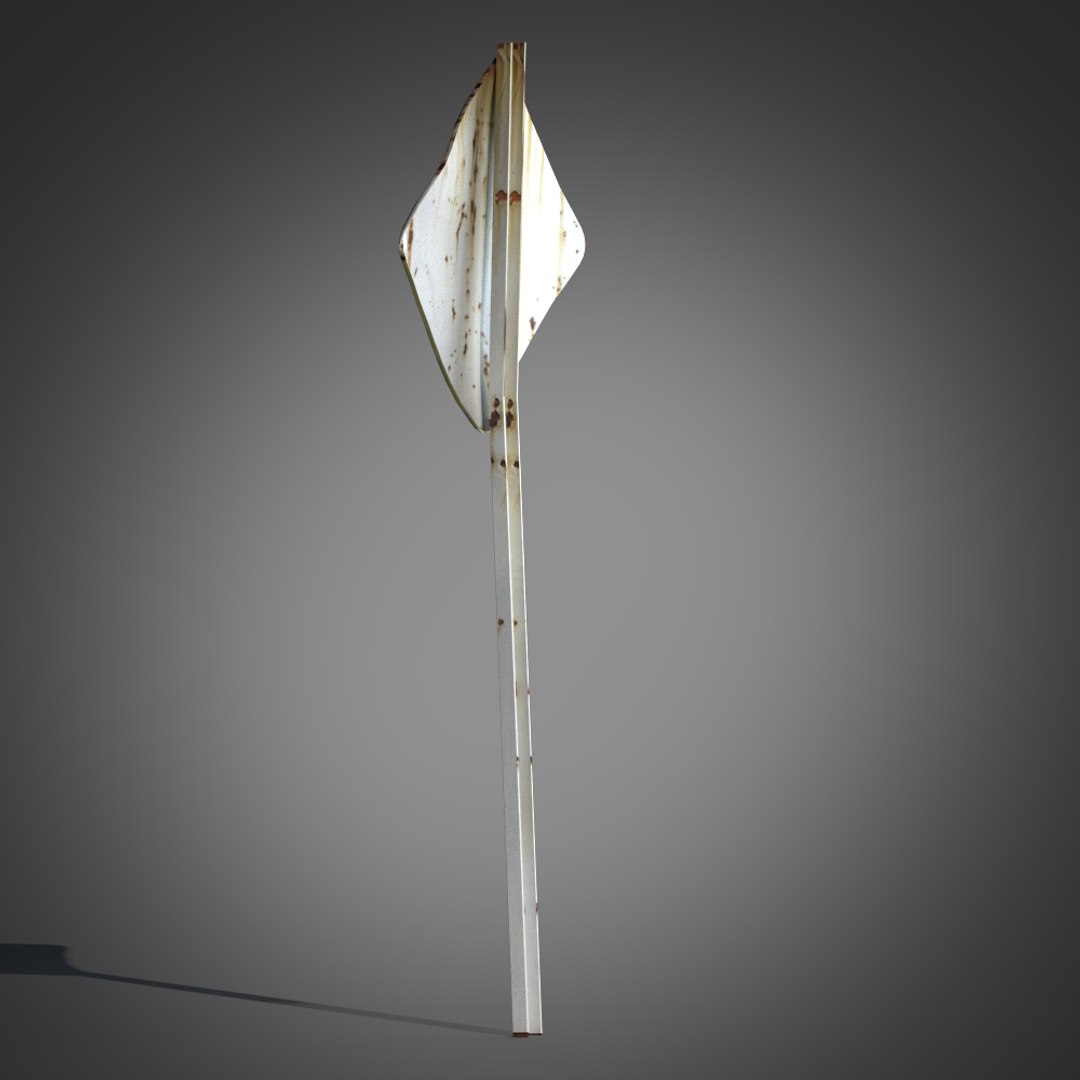 old sign 3d model