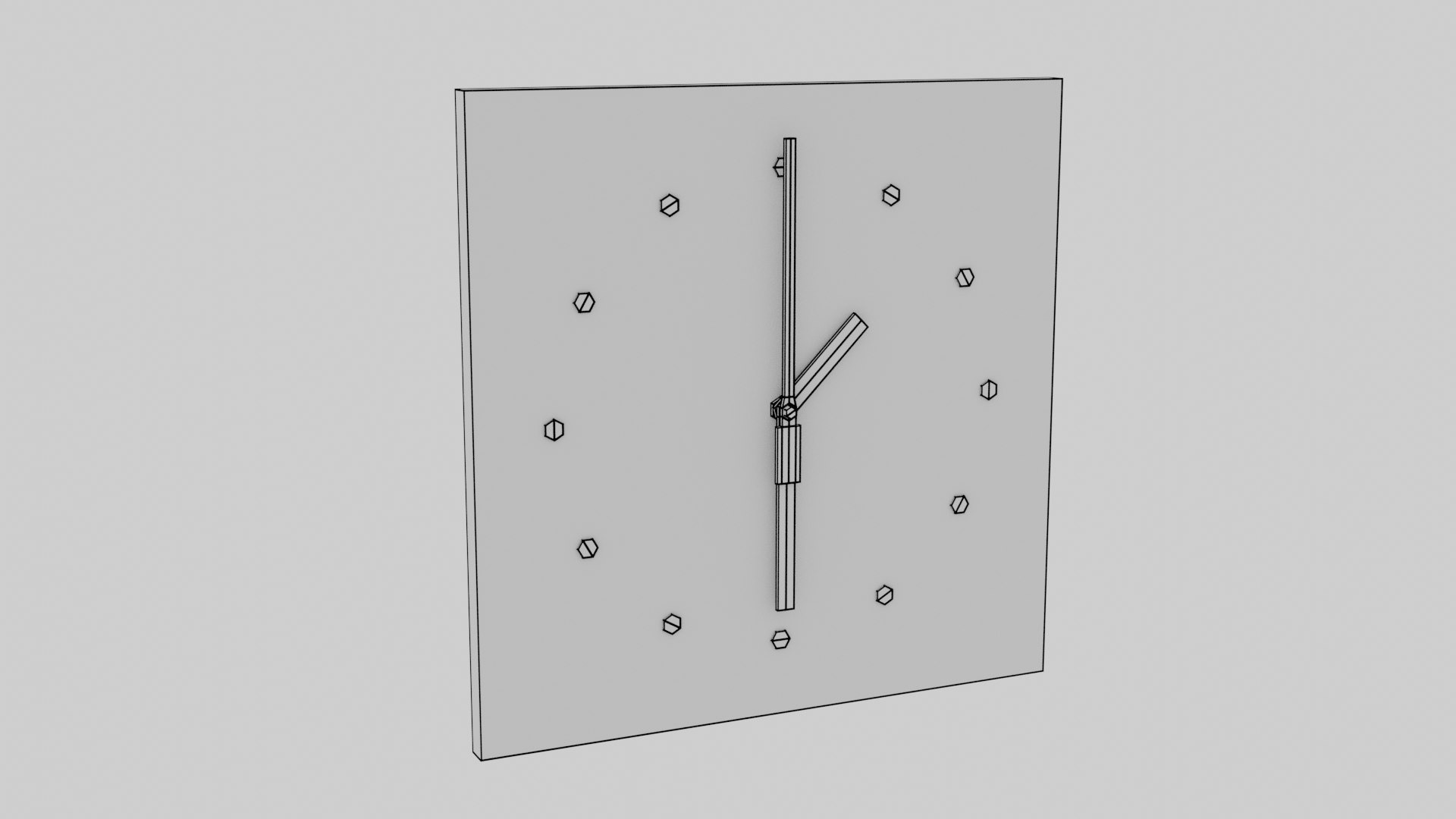 Wallclock Colored Clock Uk Model - TurboSquid 1694727