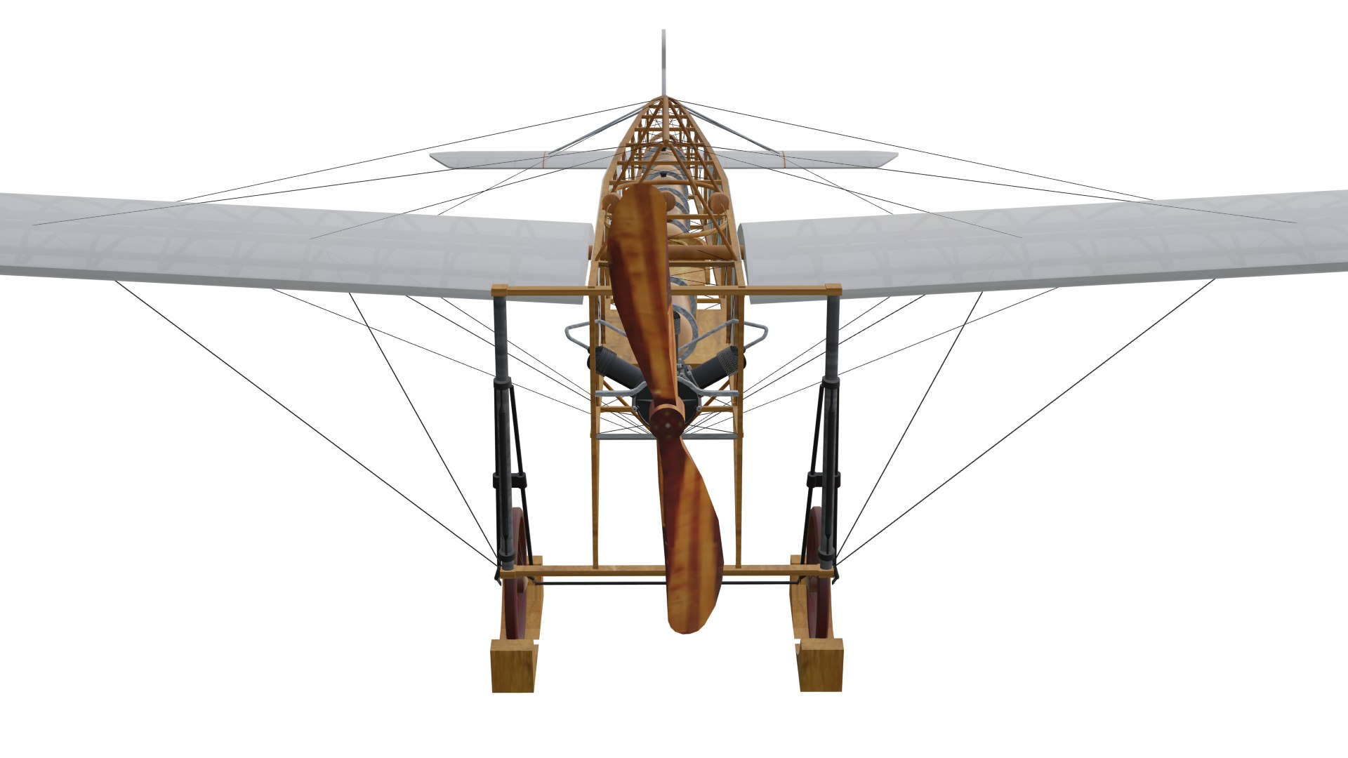 Bleriot XI 3D Model - TurboSquid 2340464