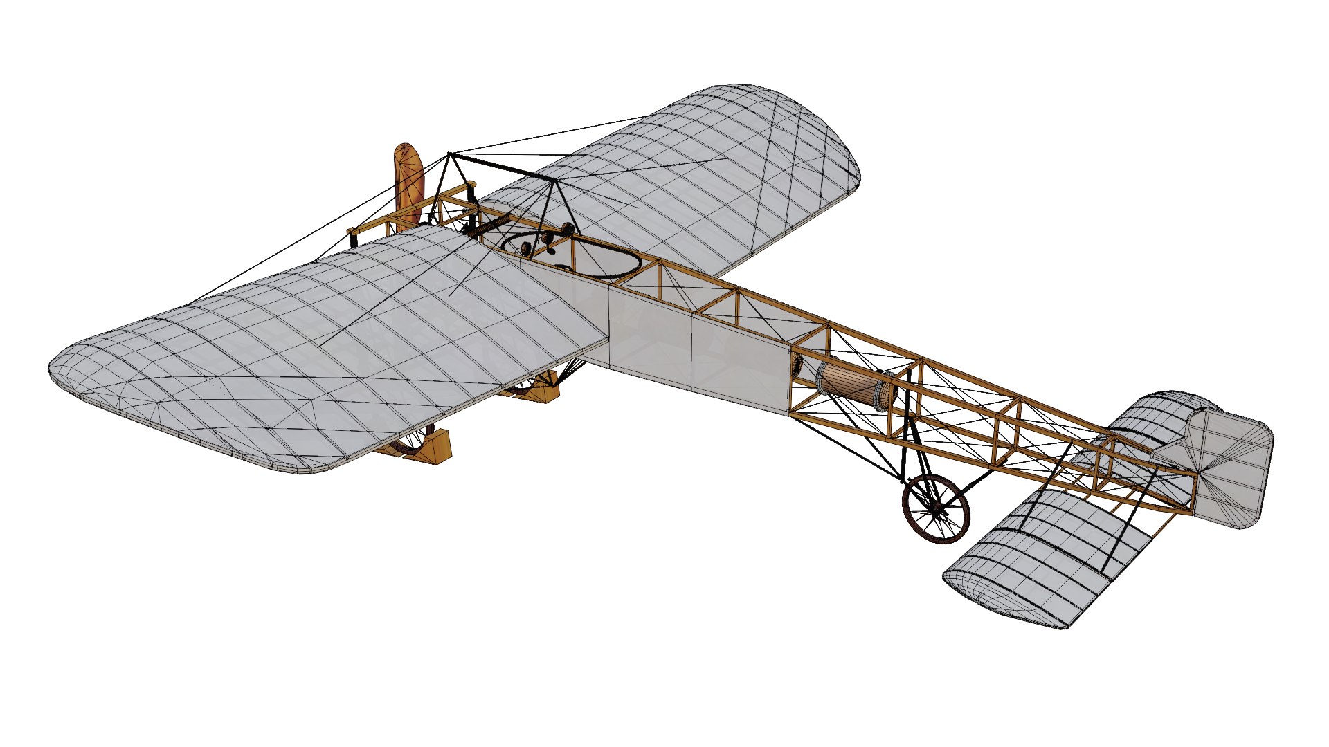 Bleriot XI 3D Model - TurboSquid 2340464