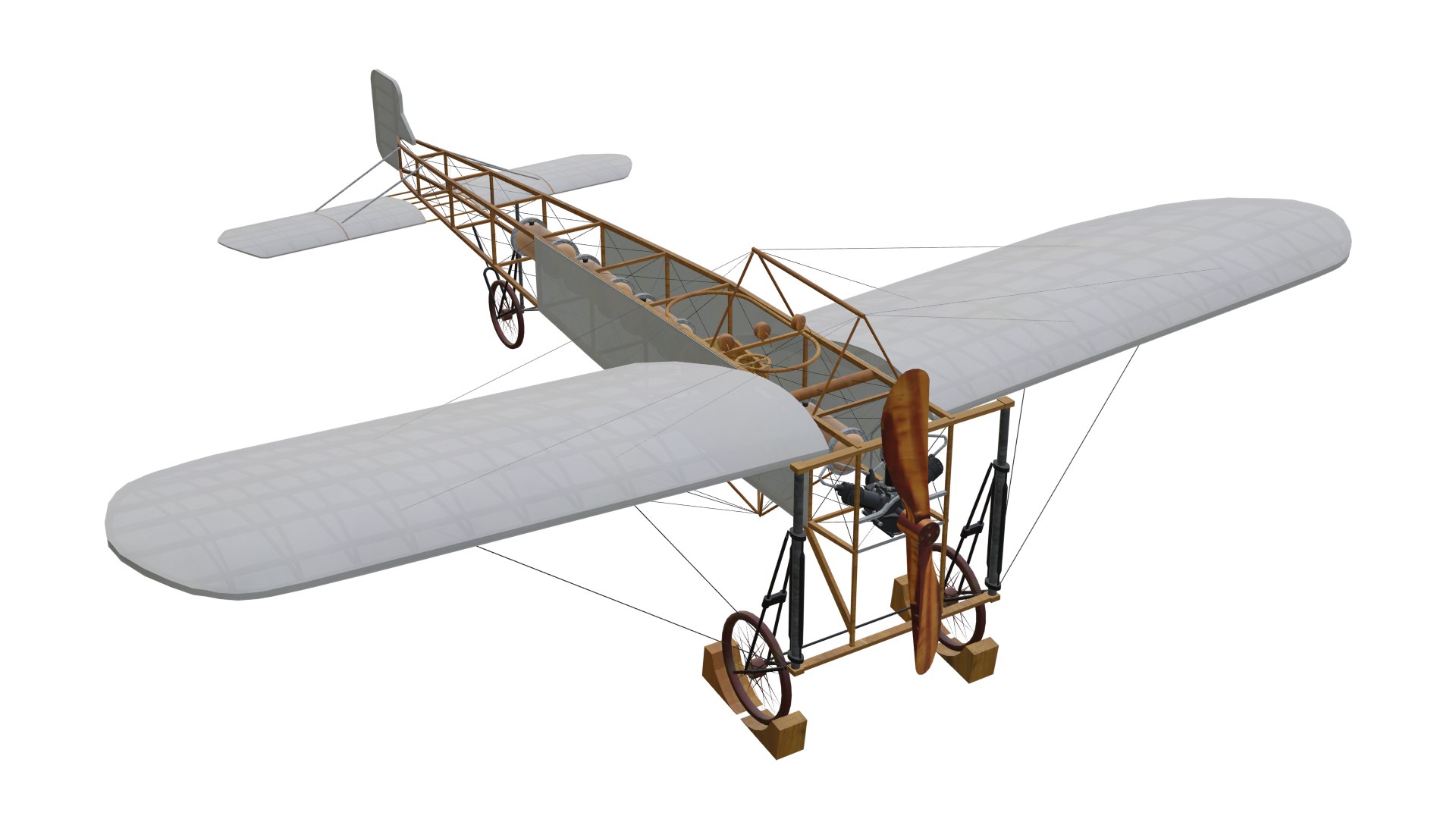 Bleriot XI 3D Model - TurboSquid 2340464