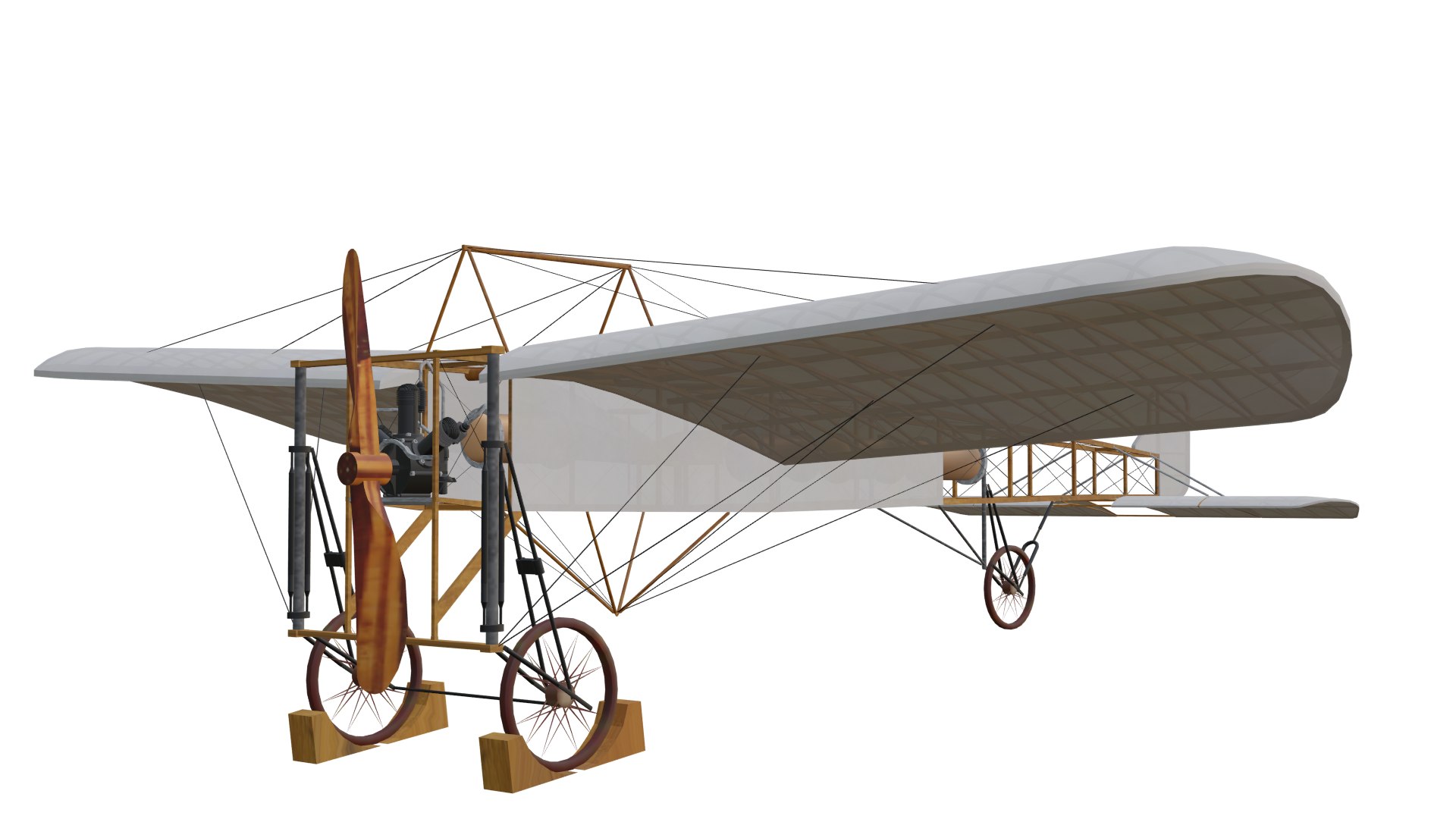 Bleriot XI 3D Model - TurboSquid 2340464
