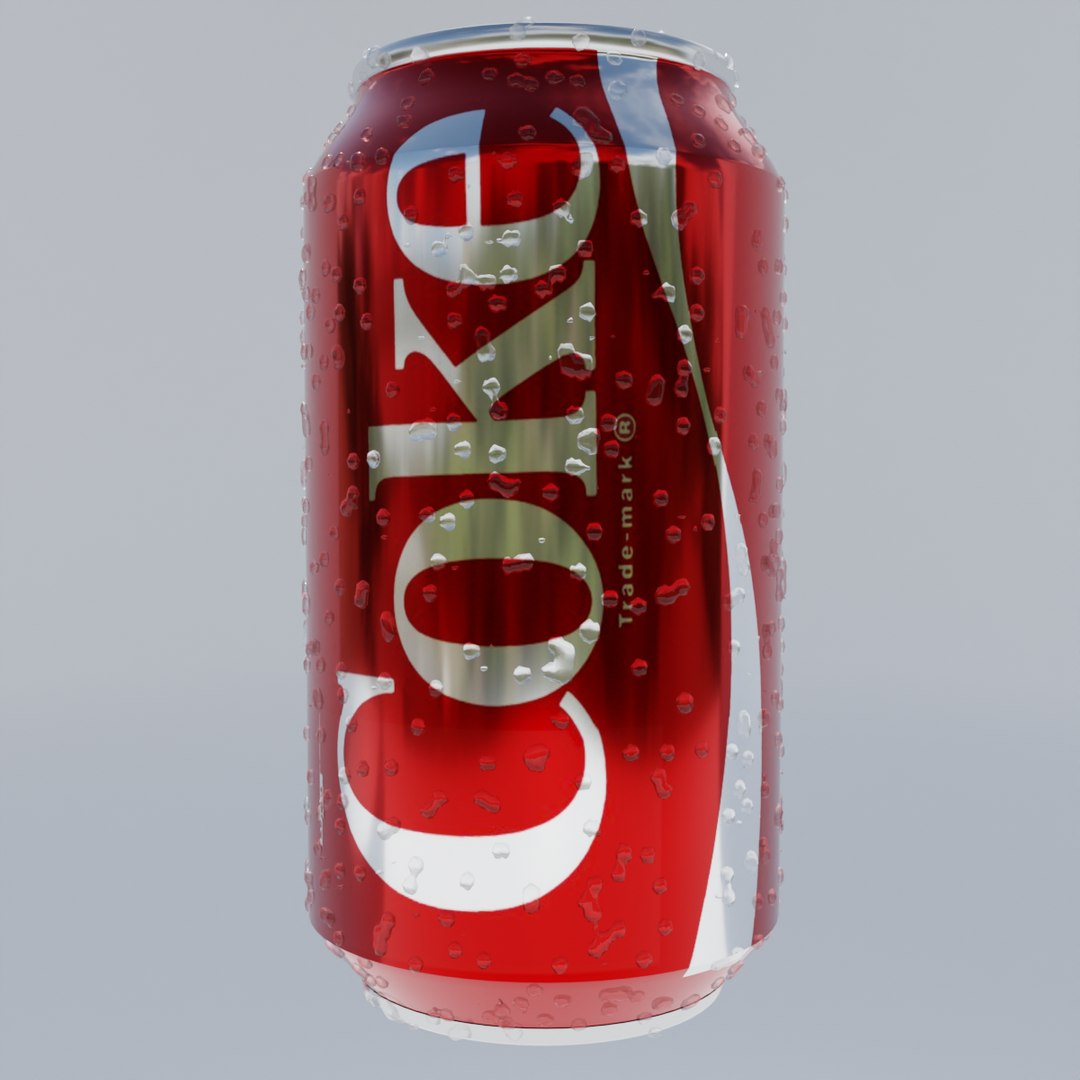Beverage Can 330 Ml Coca Cola Coke Model 3D Model - TurboSquid 2090266