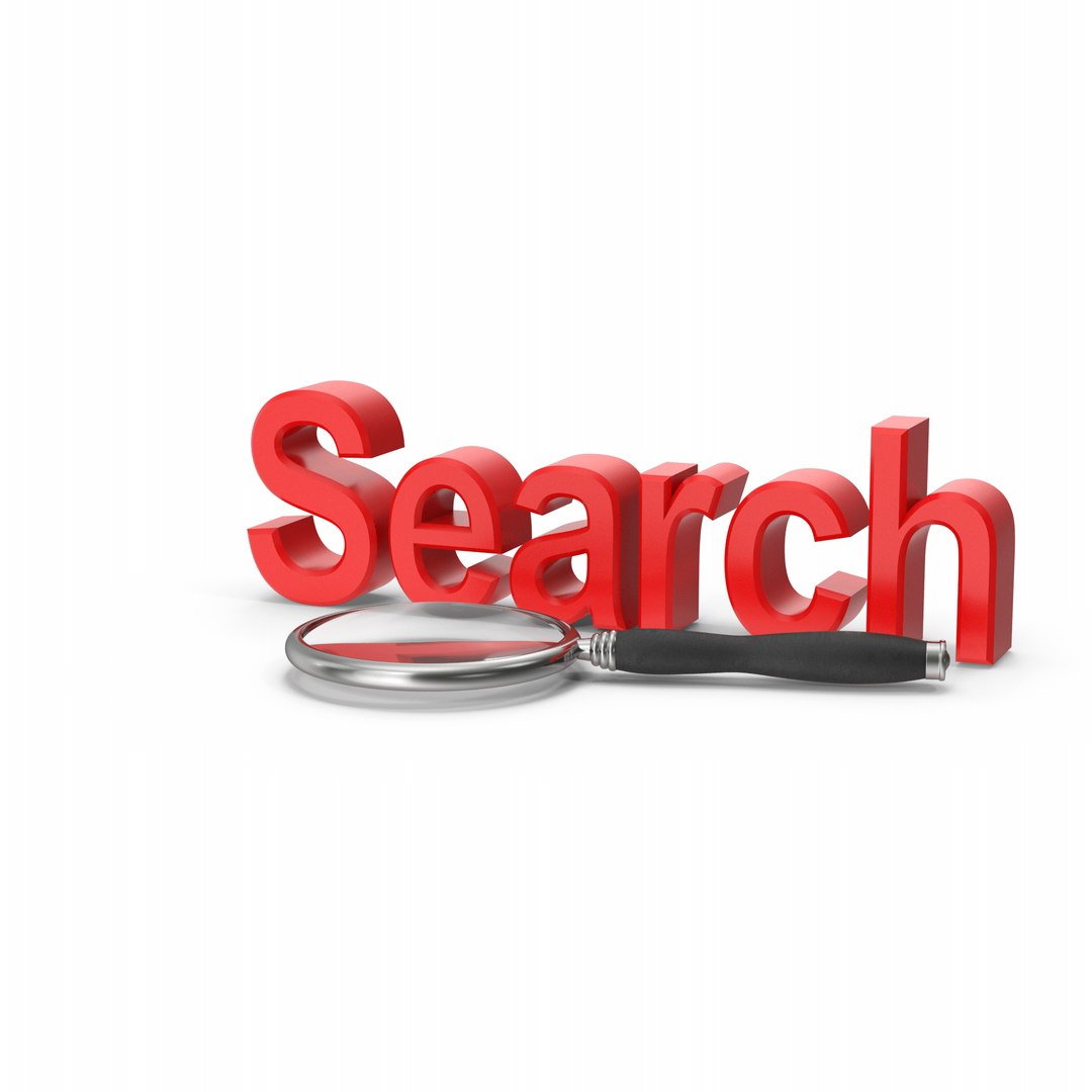 3D Model Search And Magnifying Glass - TurboSquid 2281771