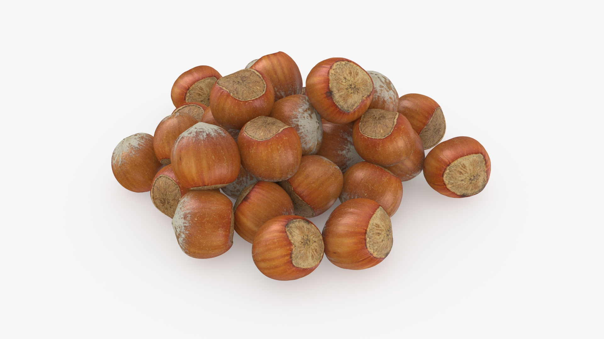 Hazelnuts In Shell 3D Model - TurboSquid 2292516