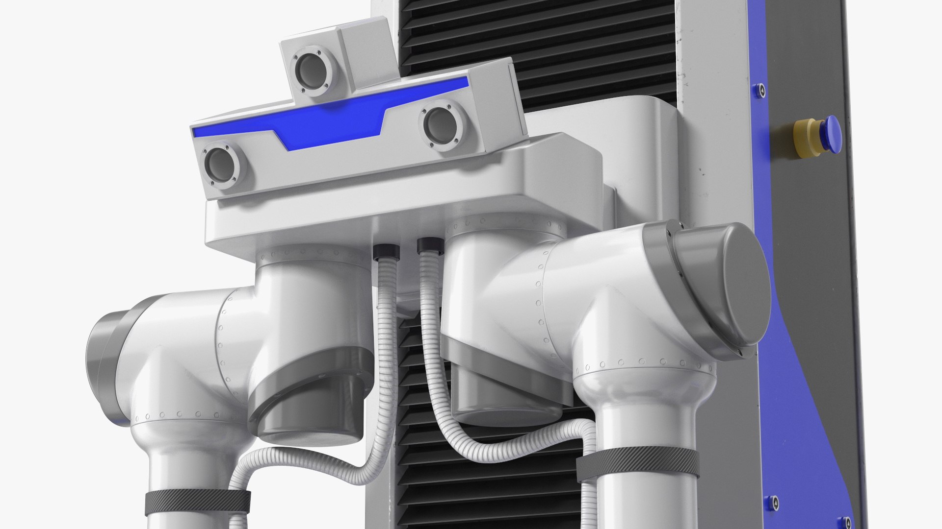 Robotic Fueling Arm Station Industrial Blue 3D Model - TurboSquid 2409296