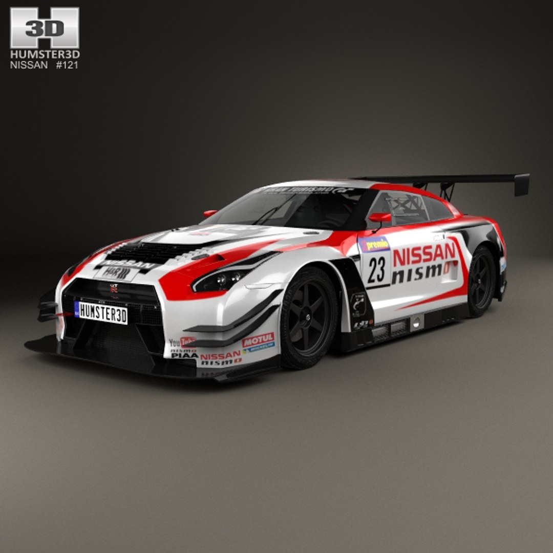modelo 3d Nissan GT-R Nismo GT300 2015 - TurboSquid 1207339