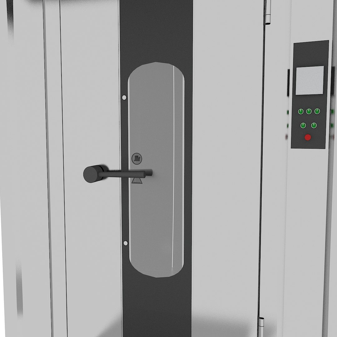 Rotary Rack Bakery Oven 3D Model - TurboSquid 1371526