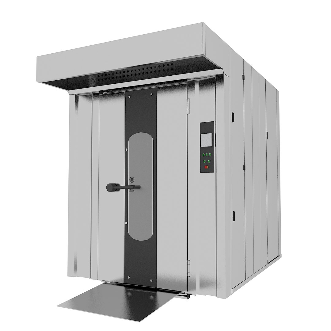 Rotary Rack Bakery Oven 3D Model - TurboSquid 1371526