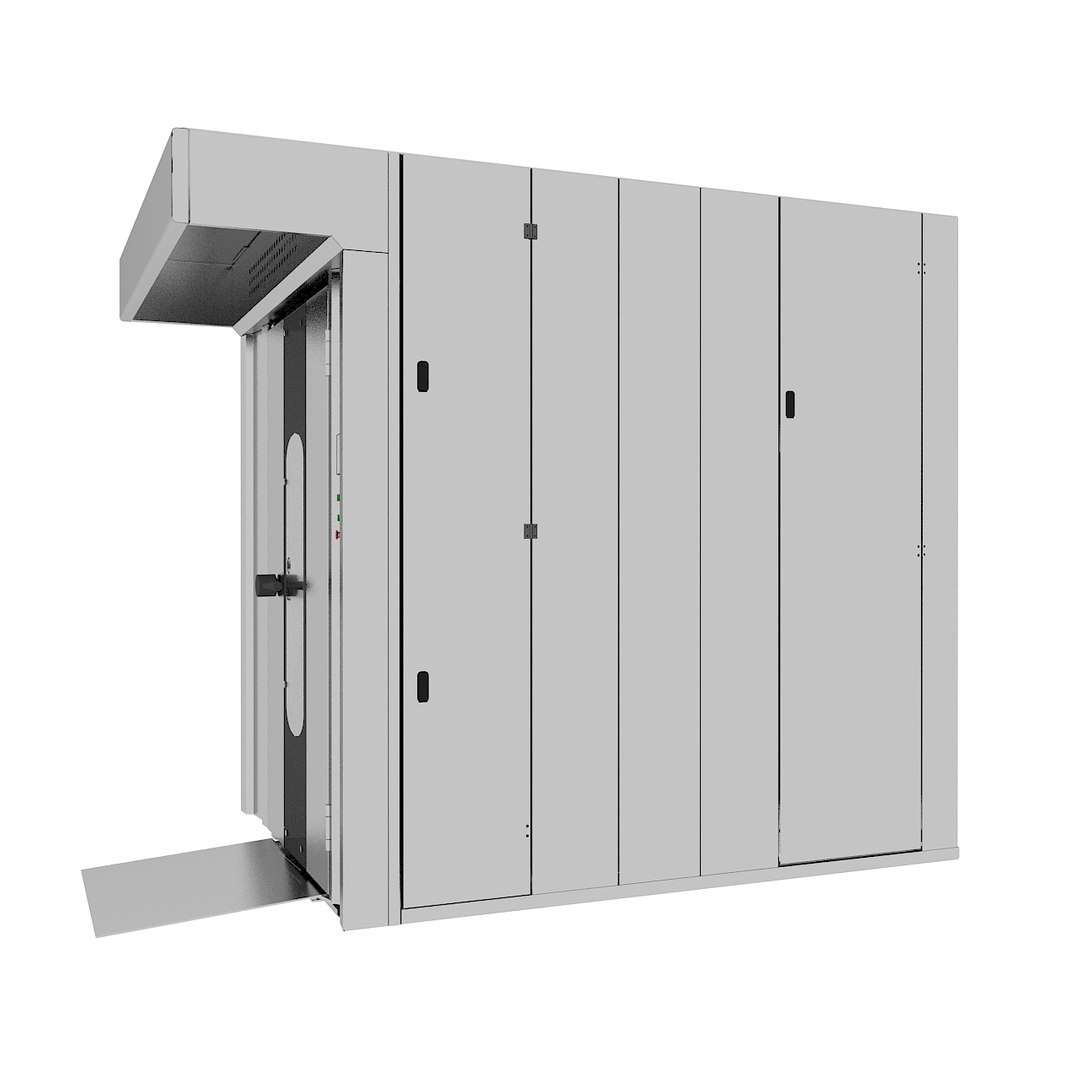Rotary Rack Bakery Oven 3D Model - TurboSquid 1371526