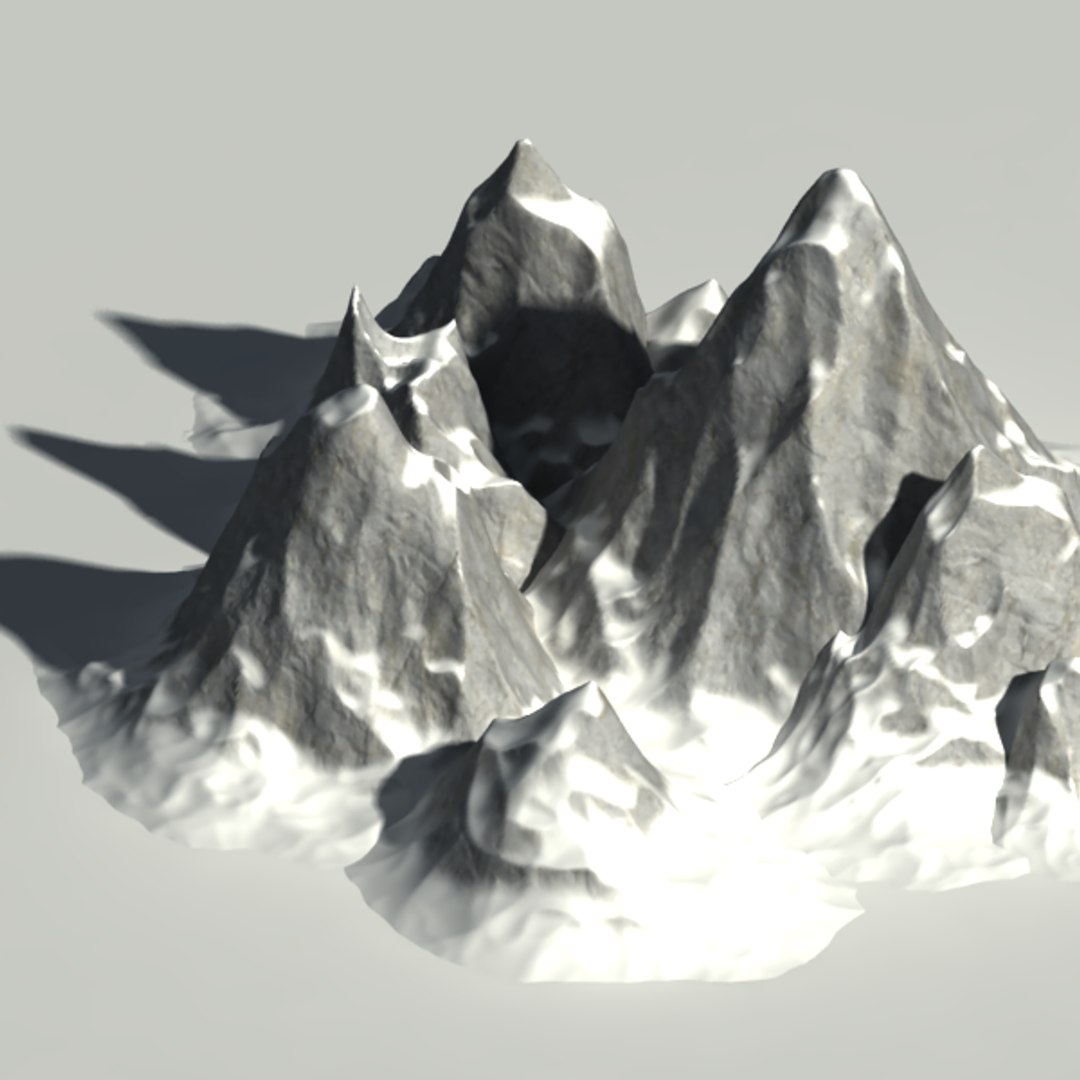 Set Mountain 3d Model
