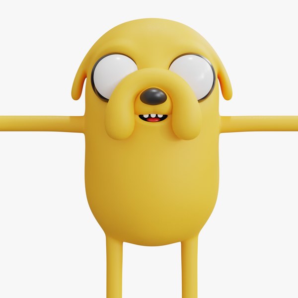 modelo 3d Personaje de Jake el perro - TurboSquid 1589876