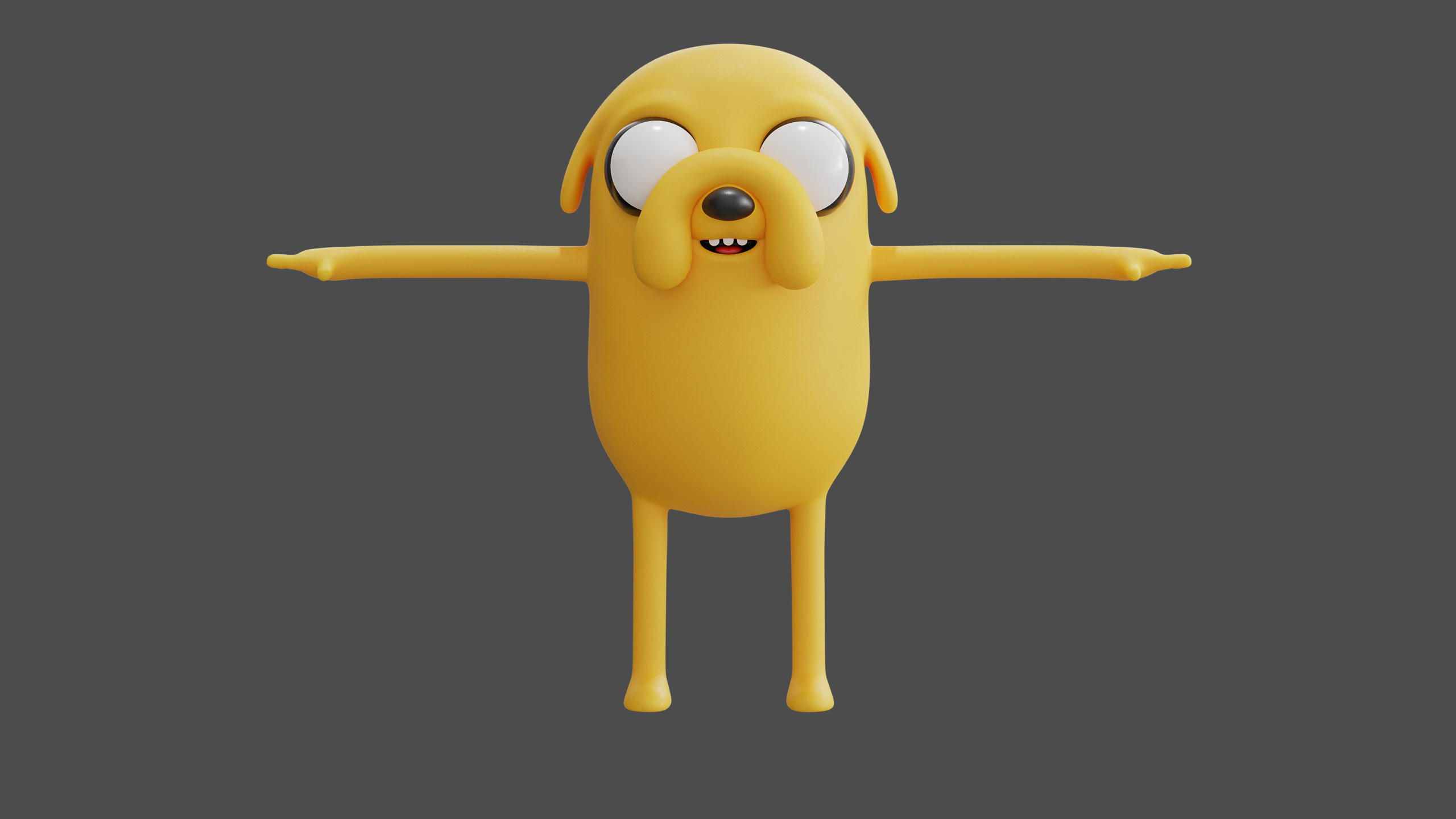 modelo 3d Personaje de Jake el perro - TurboSquid 1589876