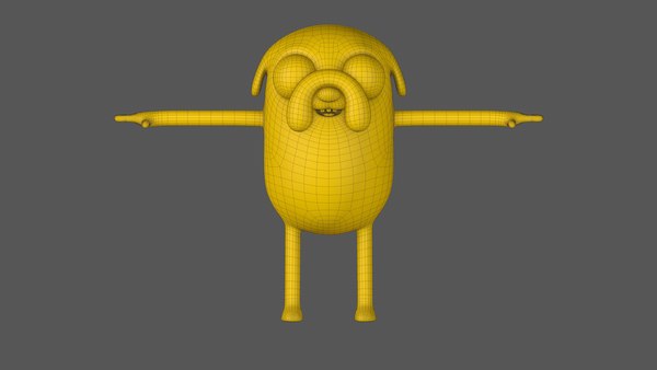 modelo 3d Personaje de Jake el perro - TurboSquid 1589876