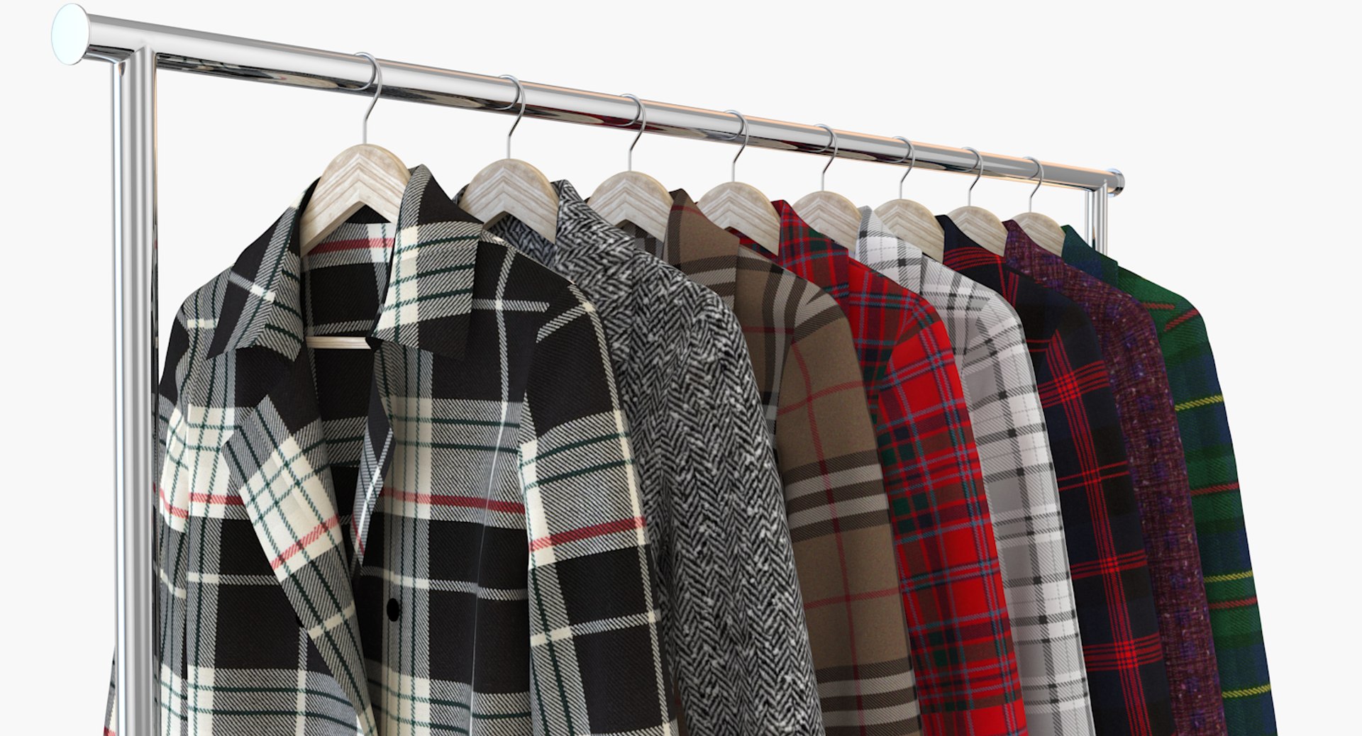 3D model coat clothing rack - TurboSquid 1333665