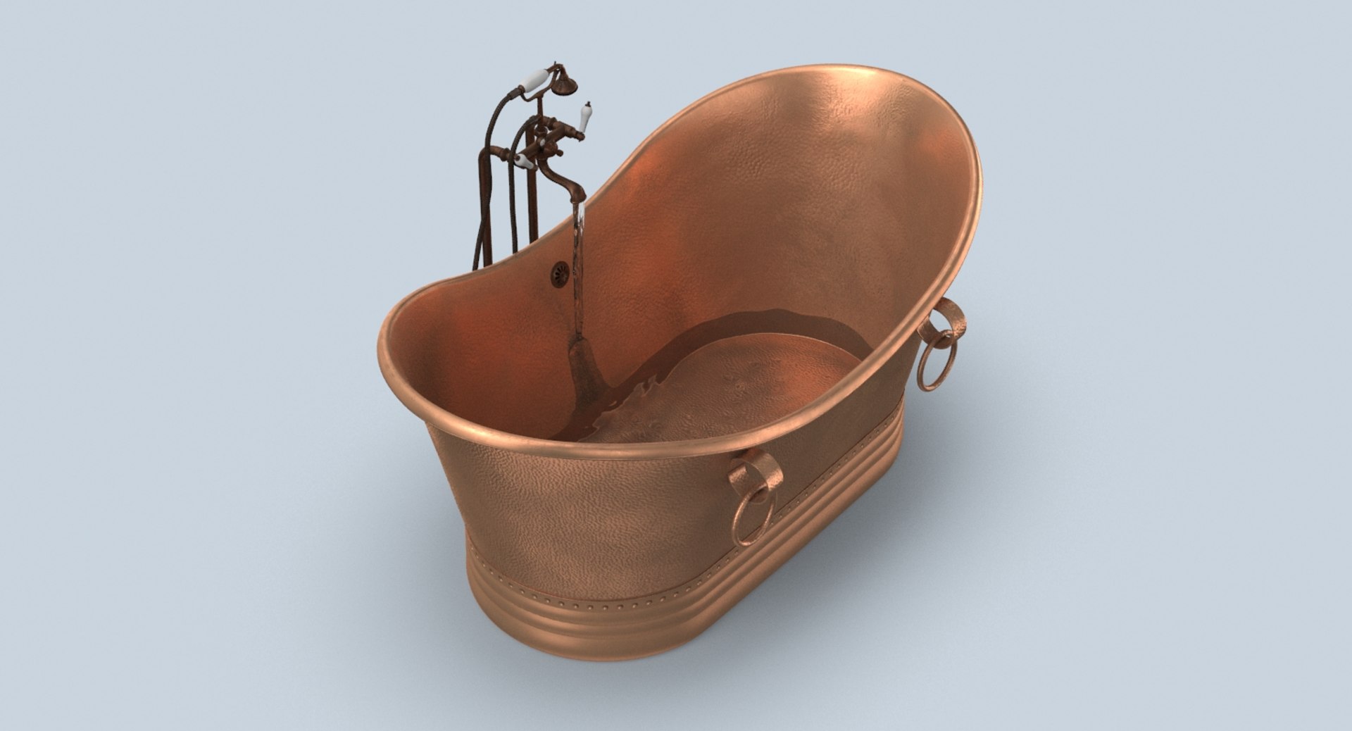 3D Contemporry-bathtub---mostly-empty-faucet-on Model - TurboSquid 1296169