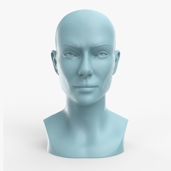 3D Woman Head Print Ready model - TurboSquid 1948610