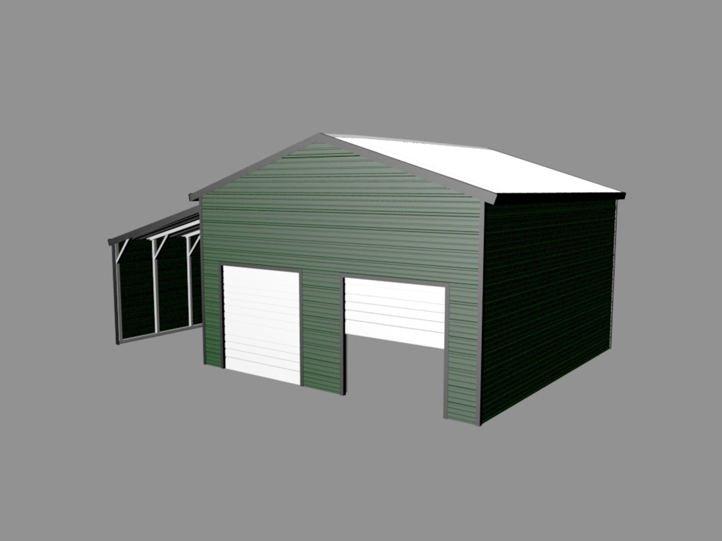 3D Metal Garage Model - TurboSquid 1289171