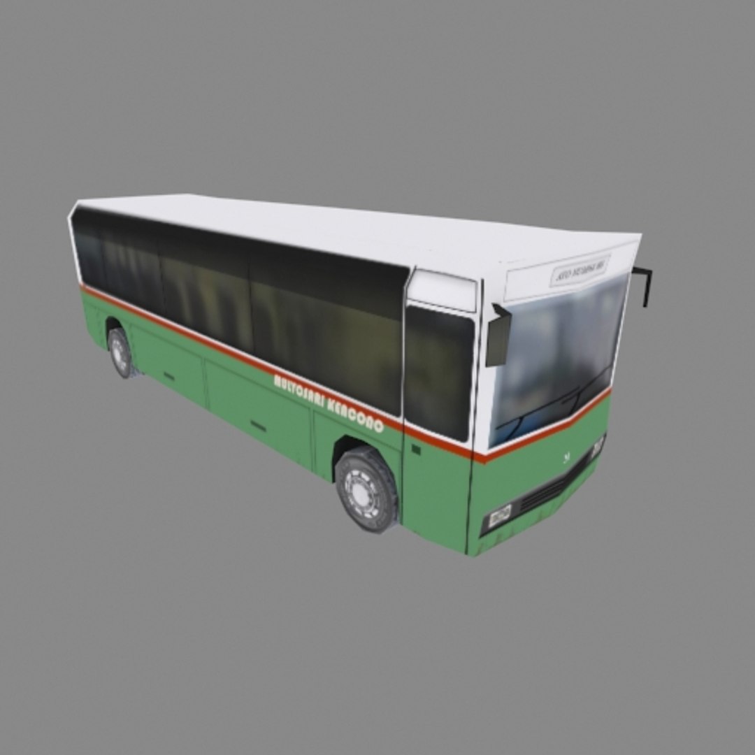 3D Cartoon Style Bus - TurboSquid 1460864