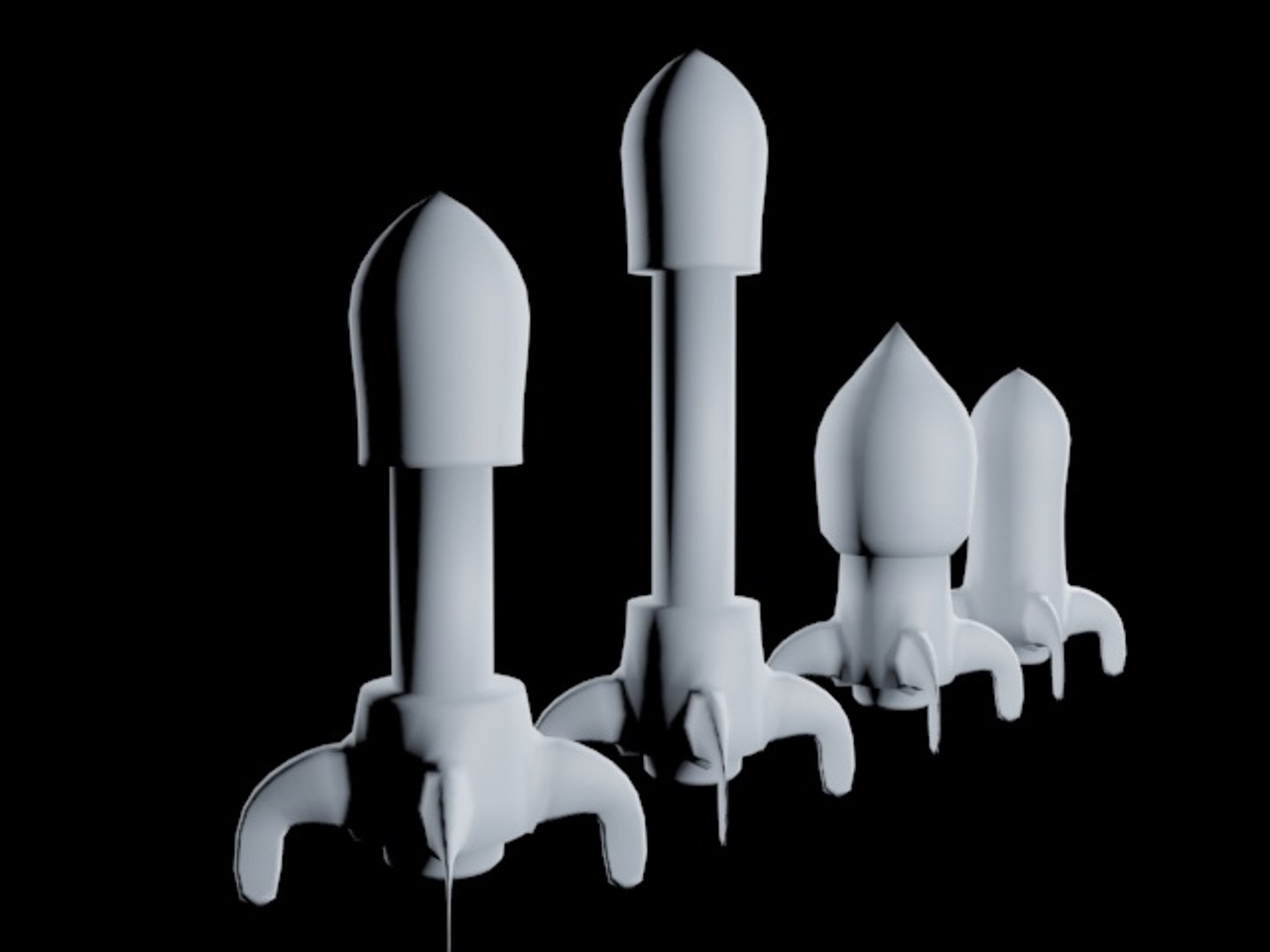 Free Bombs 3d Model