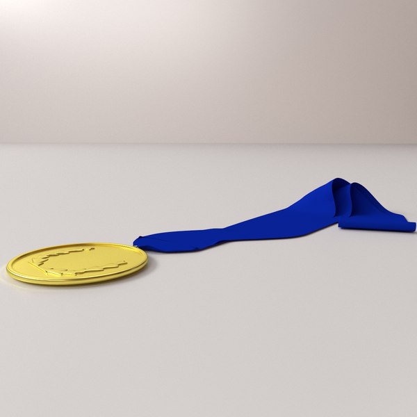 3d medallion medal model