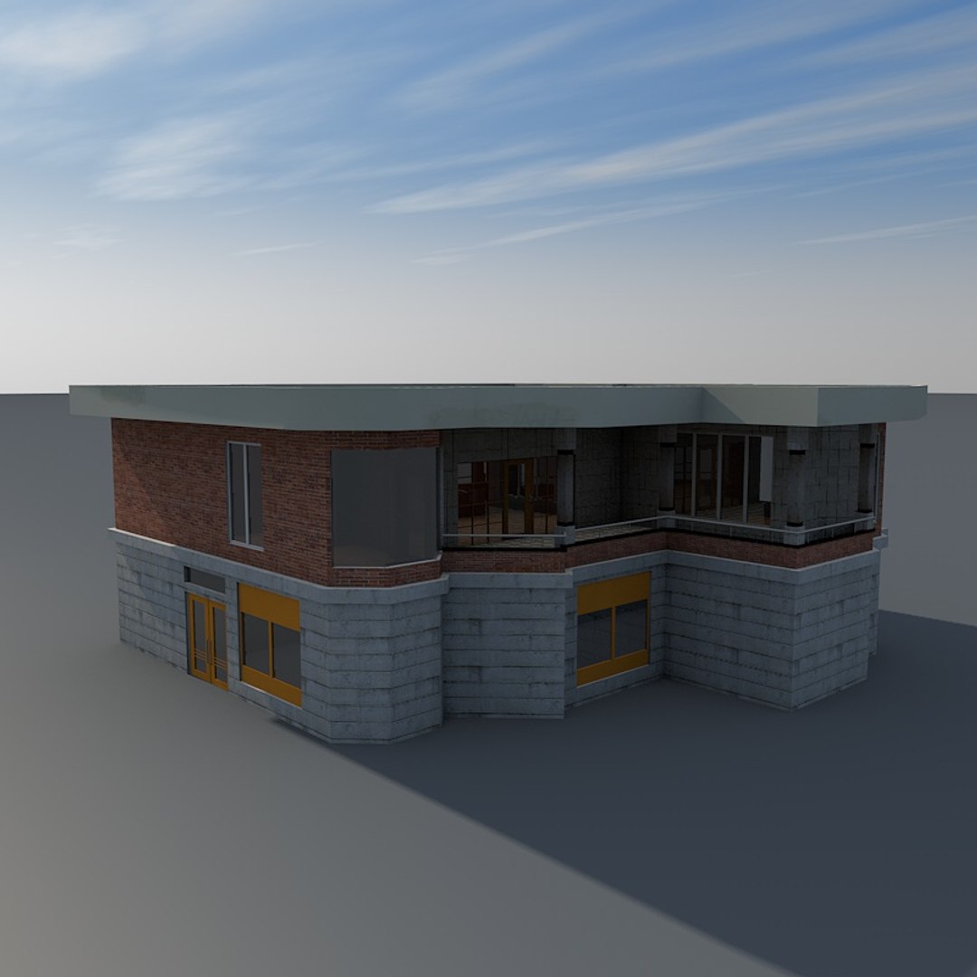 Building Interior House 3d Model