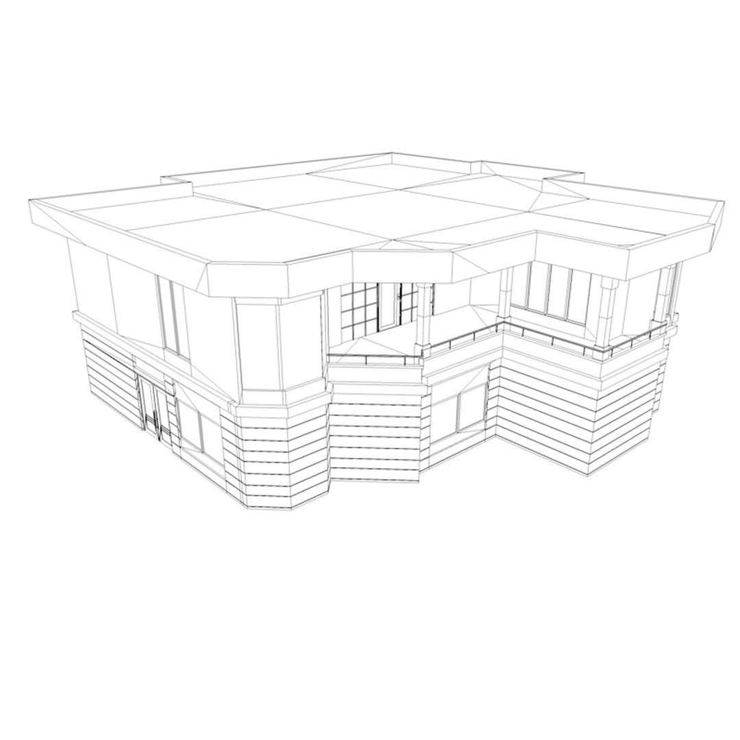 Building Interior House 3d Model