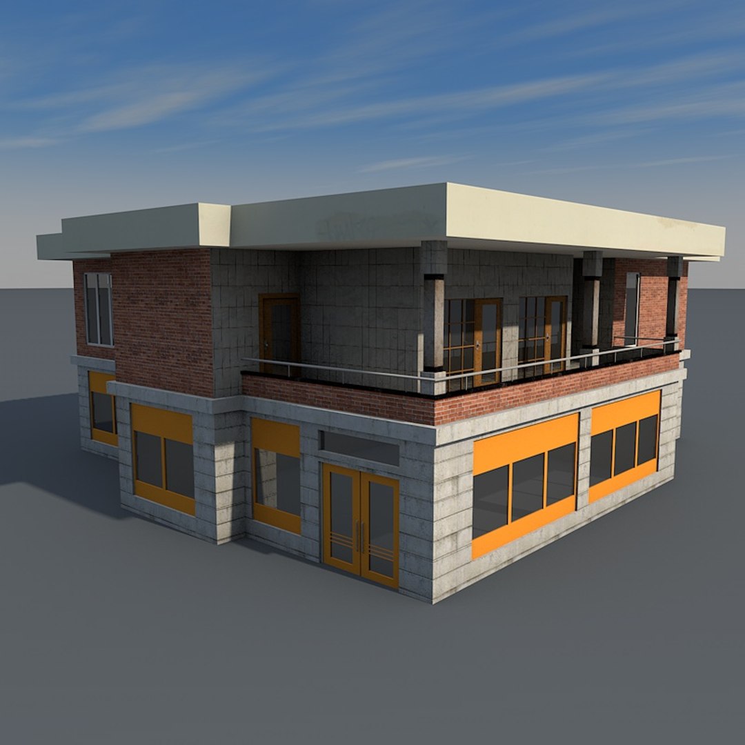 Building Interior House 3d Model