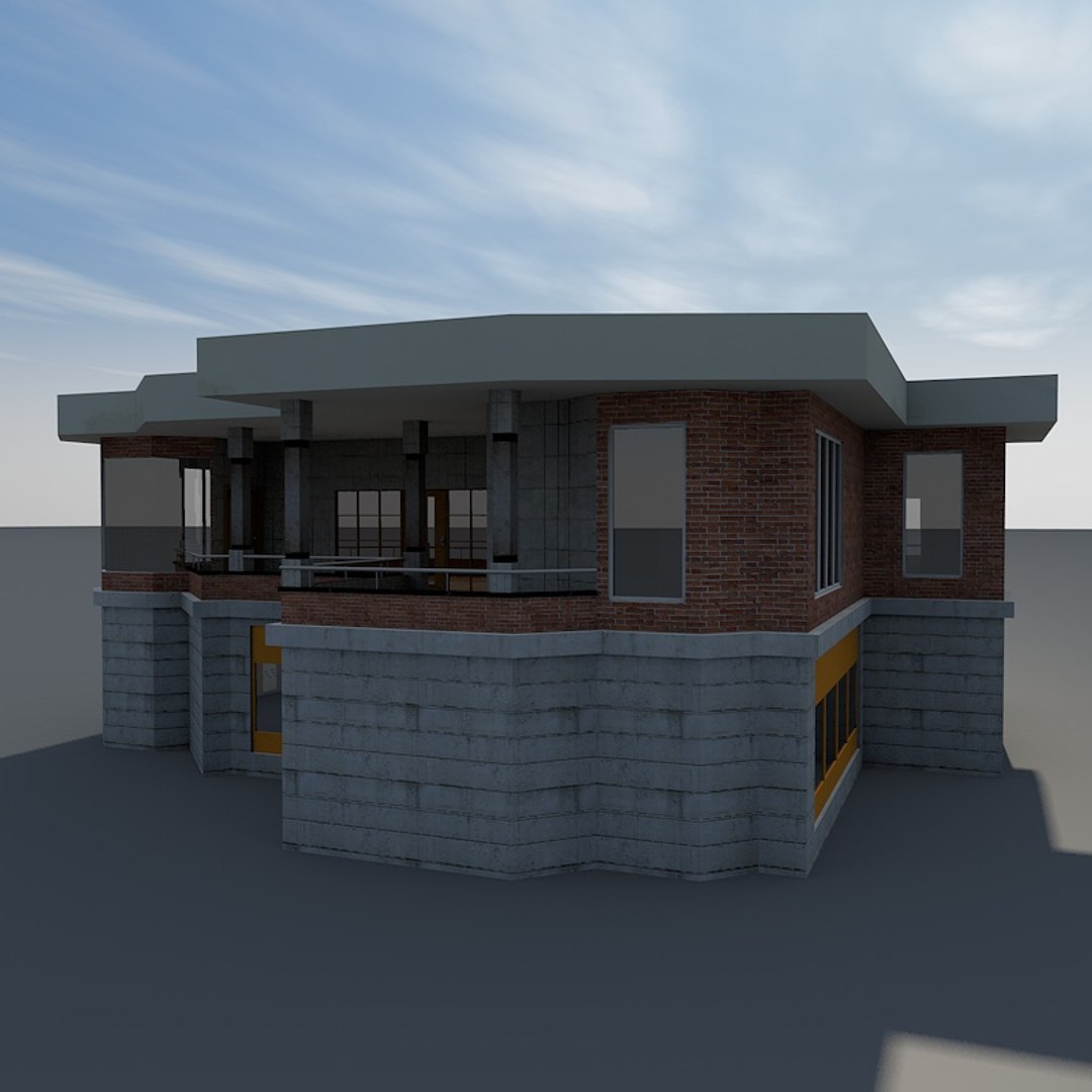 Building Interior House 3d Model