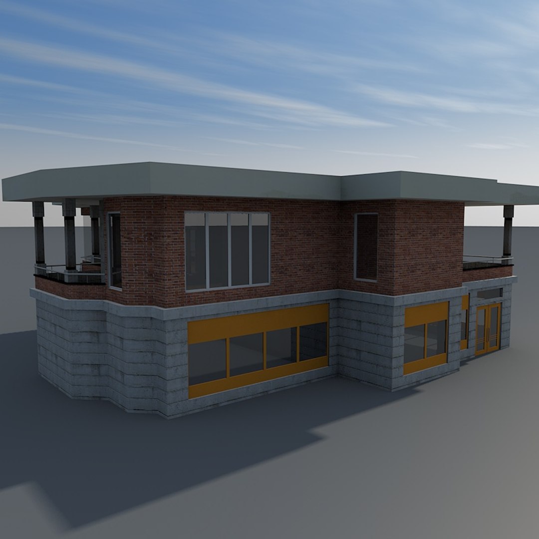 Building Interior House 3d Model