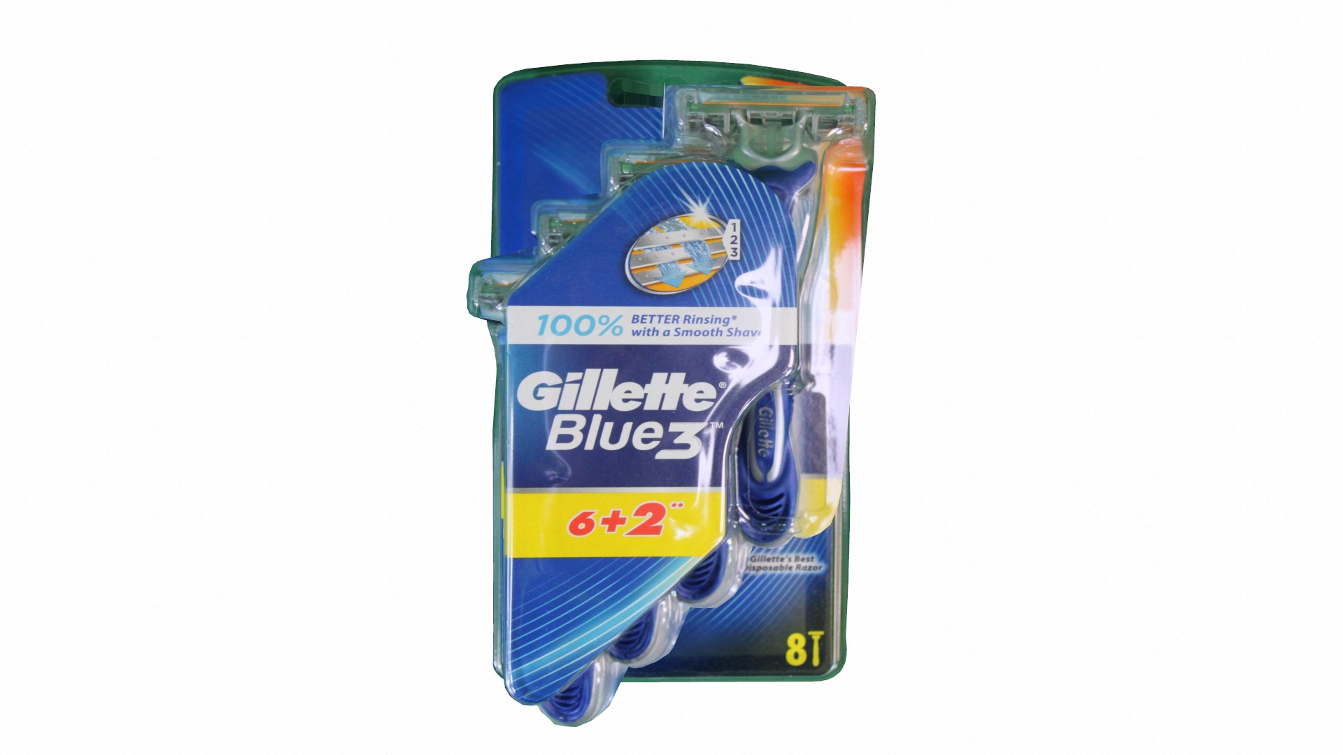 Gillette Blue 3 3D Model - TurboSquid 2393476