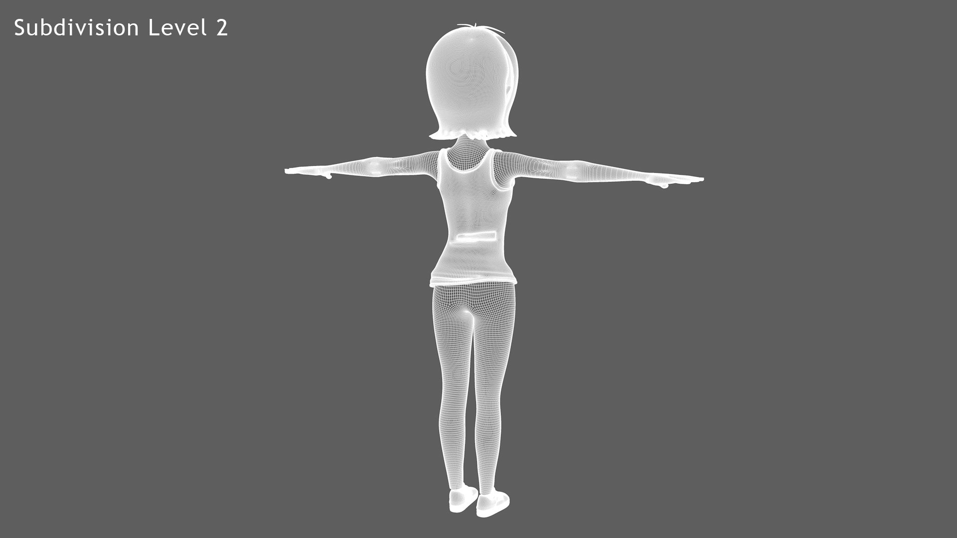 3D Cartoon Annie 2 Model - TurboSquid 1642308