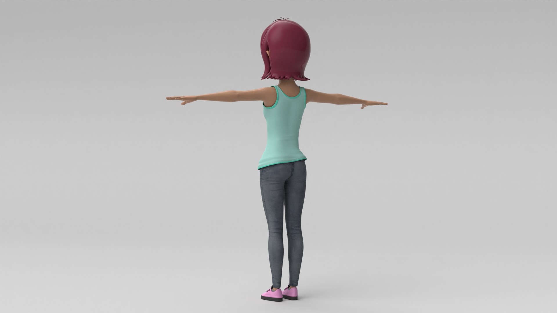 3D cartoon annie 2 model - TurboSquid 1642308