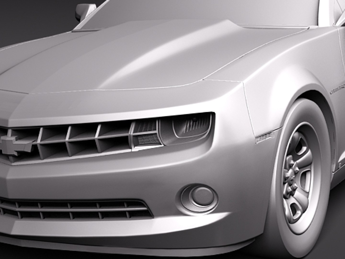 3d 3ds Chevrolet Camaro 2010 Sport