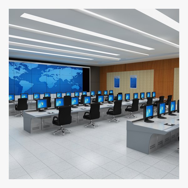 Control room 3D - TurboSquid 1964429