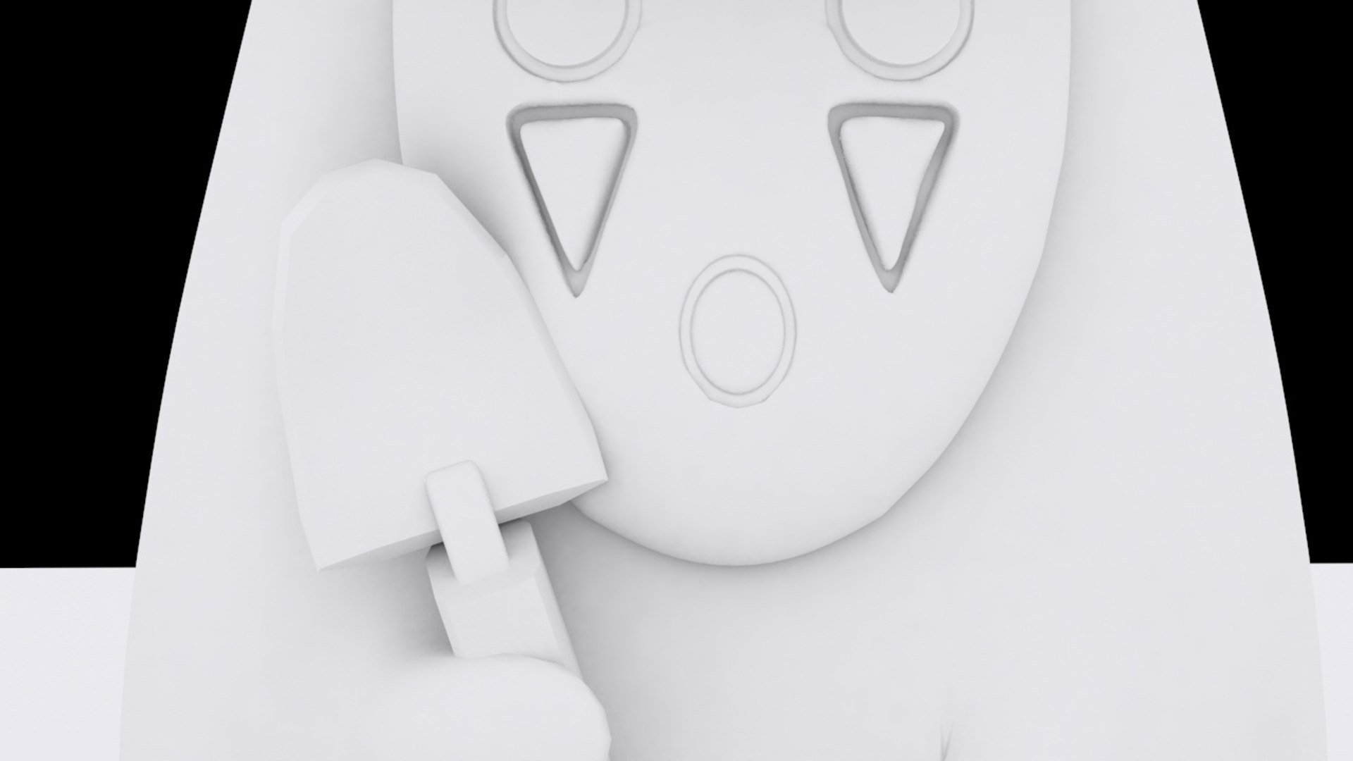 Face Japanese Chihiro 3d Model