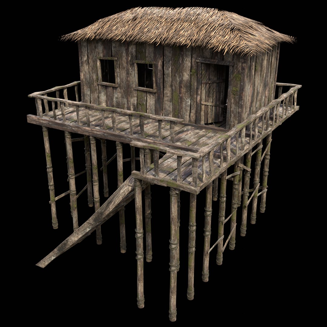 3D PIRATE BAY WILD HIDEOUT JUNGLE HARBOR HOUSE HUT COLLECTION ...