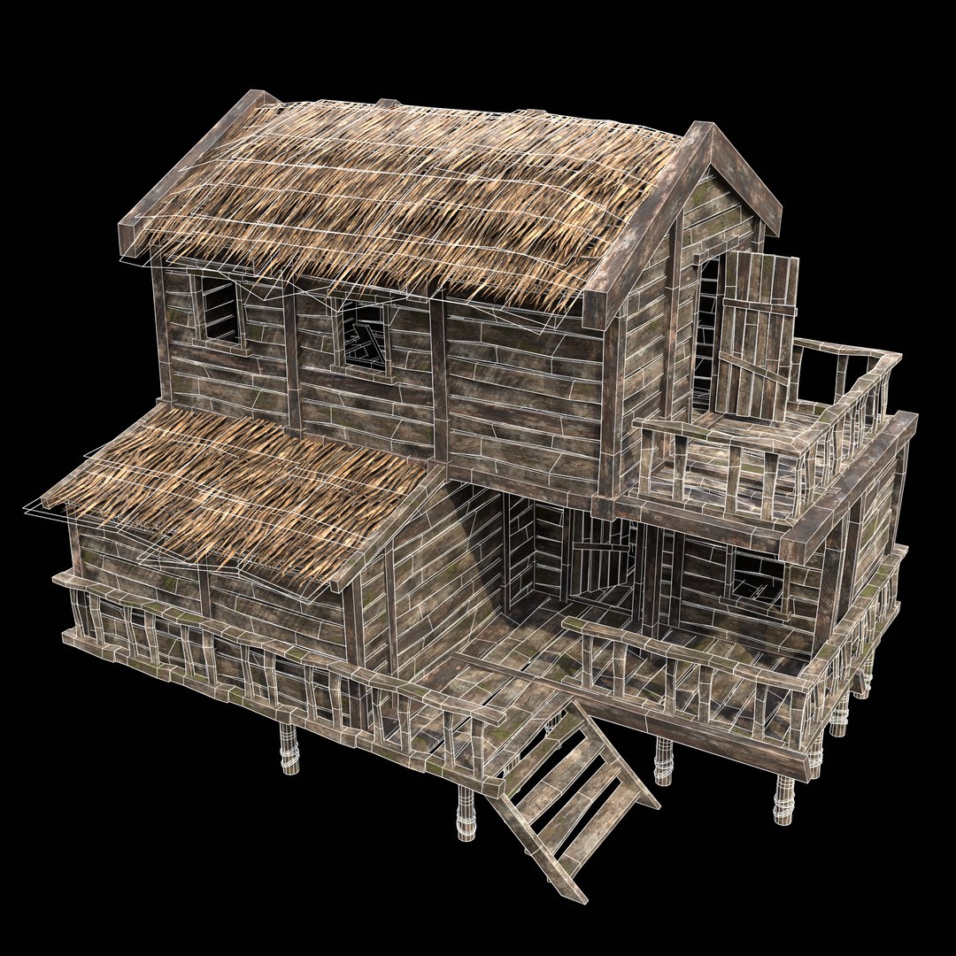 3D PIRATE BAY WILD HIDEOUT JUNGLE HARBOR HOUSE HUT COLLECTION ...