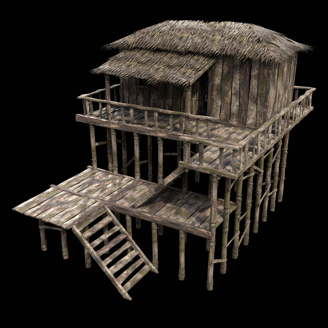 3D PIRATE BAY WILD HIDEOUT JUNGLE HARBOR HOUSE HUT COLLECTION ...