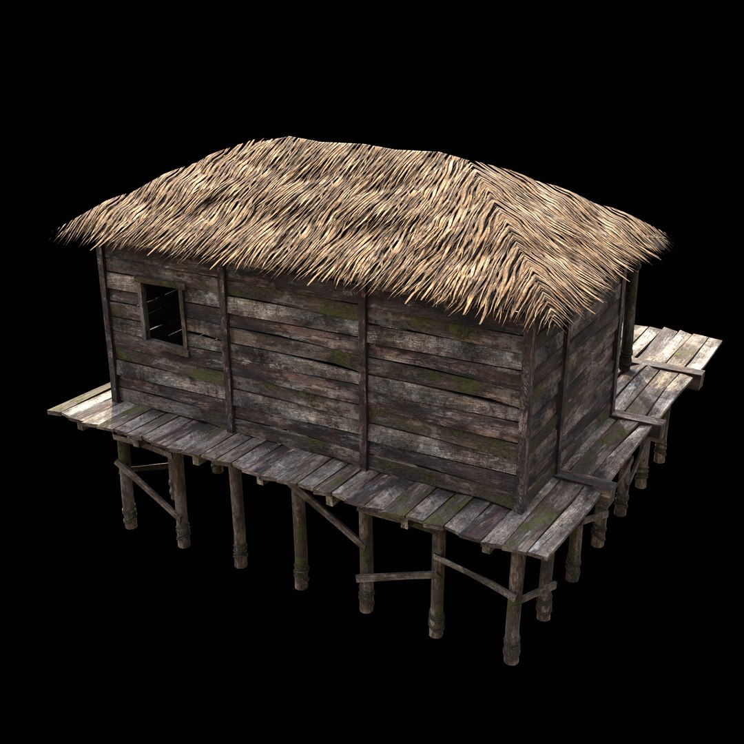 3D PIRATE BAY WILD HIDEOUT JUNGLE HARBOR HOUSE HUT COLLECTION ...