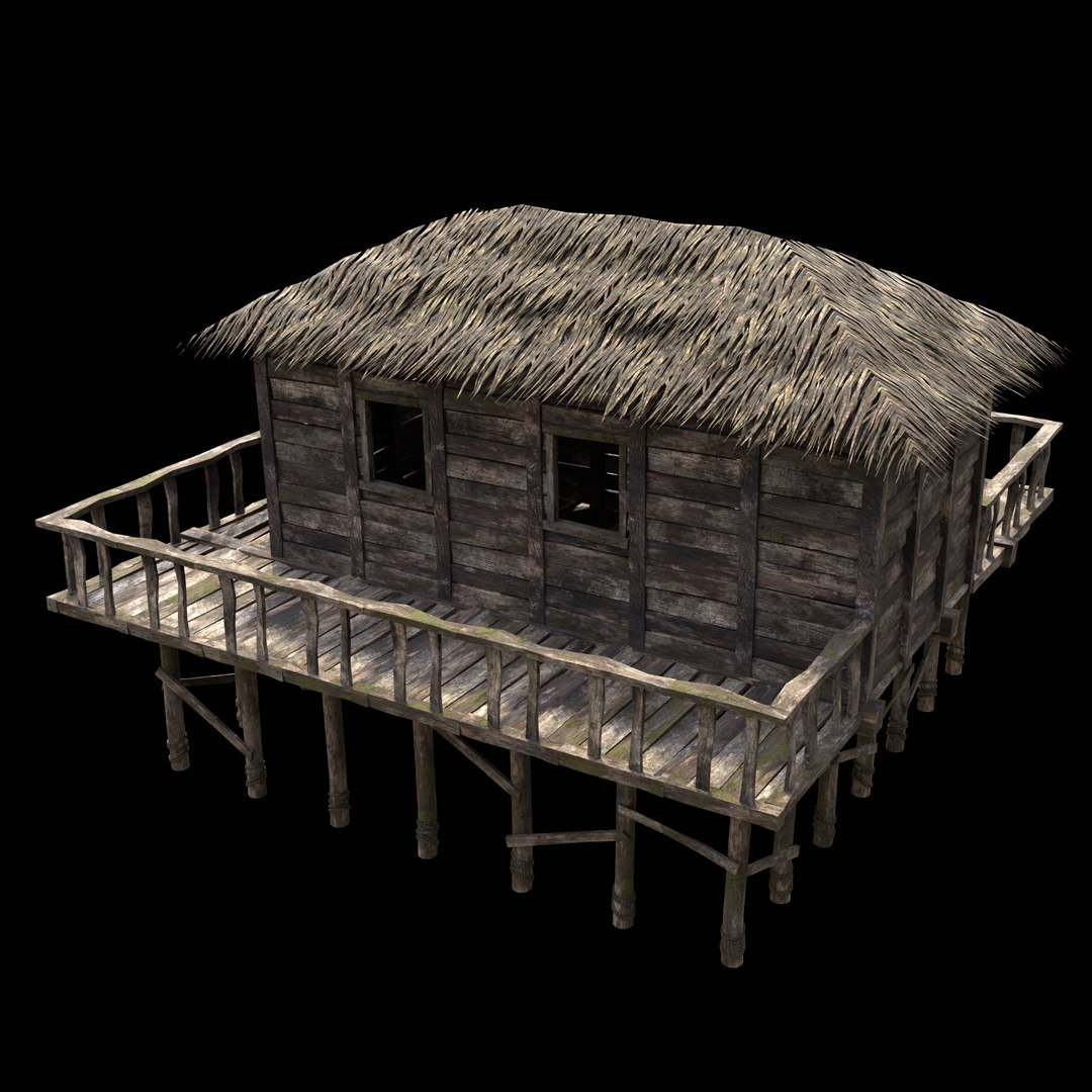 3D PIRATE BAY WILD HIDEOUT JUNGLE HARBOR HOUSE HUT COLLECTION ...