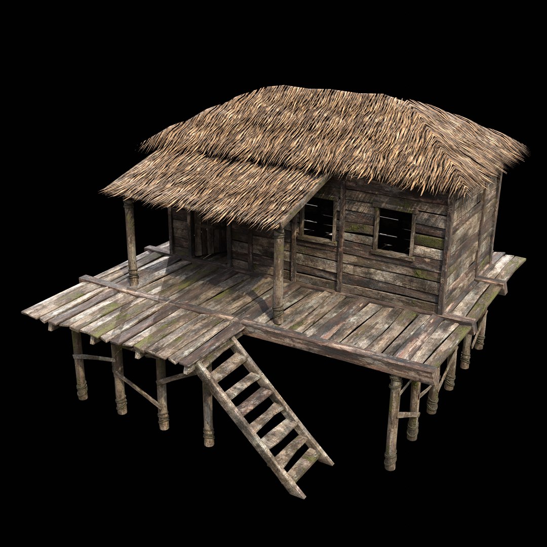 3D PIRATE BAY WILD HIDEOUT JUNGLE HARBOR HOUSE HUT COLLECTION ...