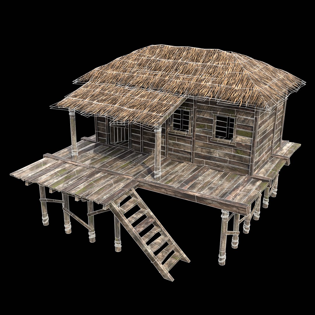 3D PIRATE BAY WILD HIDEOUT JUNGLE HARBOR HOUSE HUT COLLECTION ...