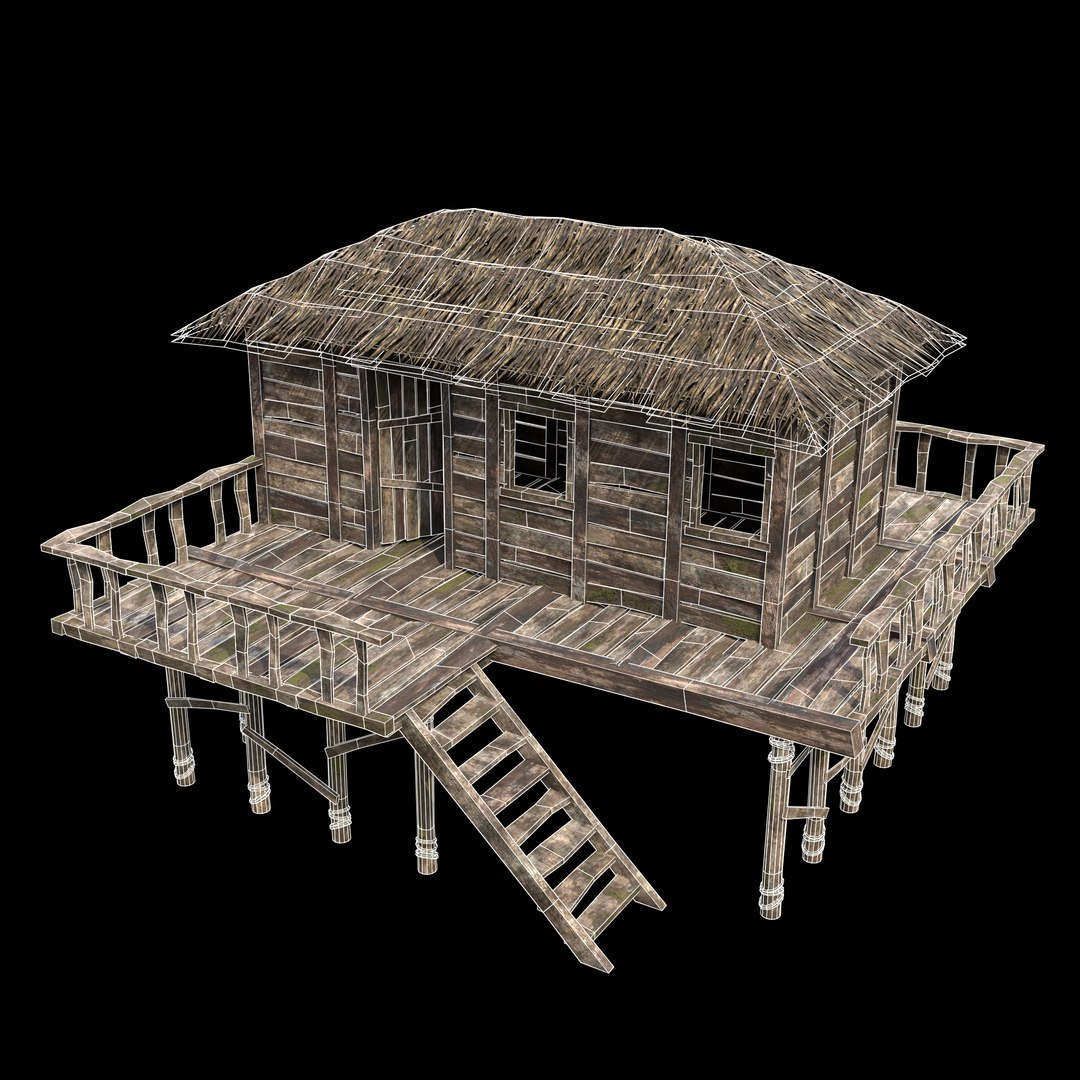 3D PIRATE BAY WILD HIDEOUT JUNGLE HARBOR HOUSE HUT COLLECTION ...