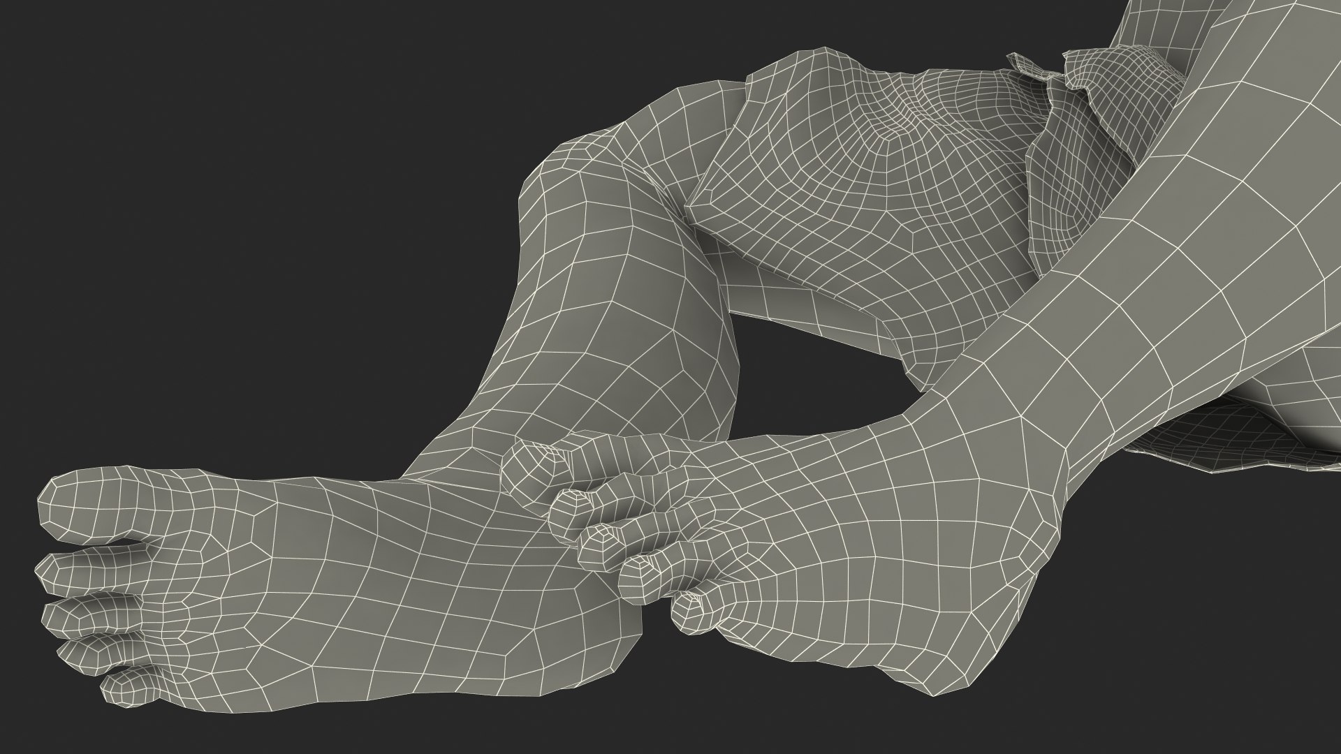 Sitting Neanderthal Fur 3D - TurboSquid 2092160